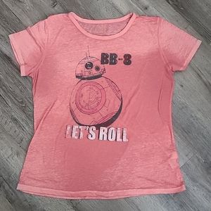 Star Wars | Tops | Star Wars Bb8 Robot Lets Roll Top | Poshmark